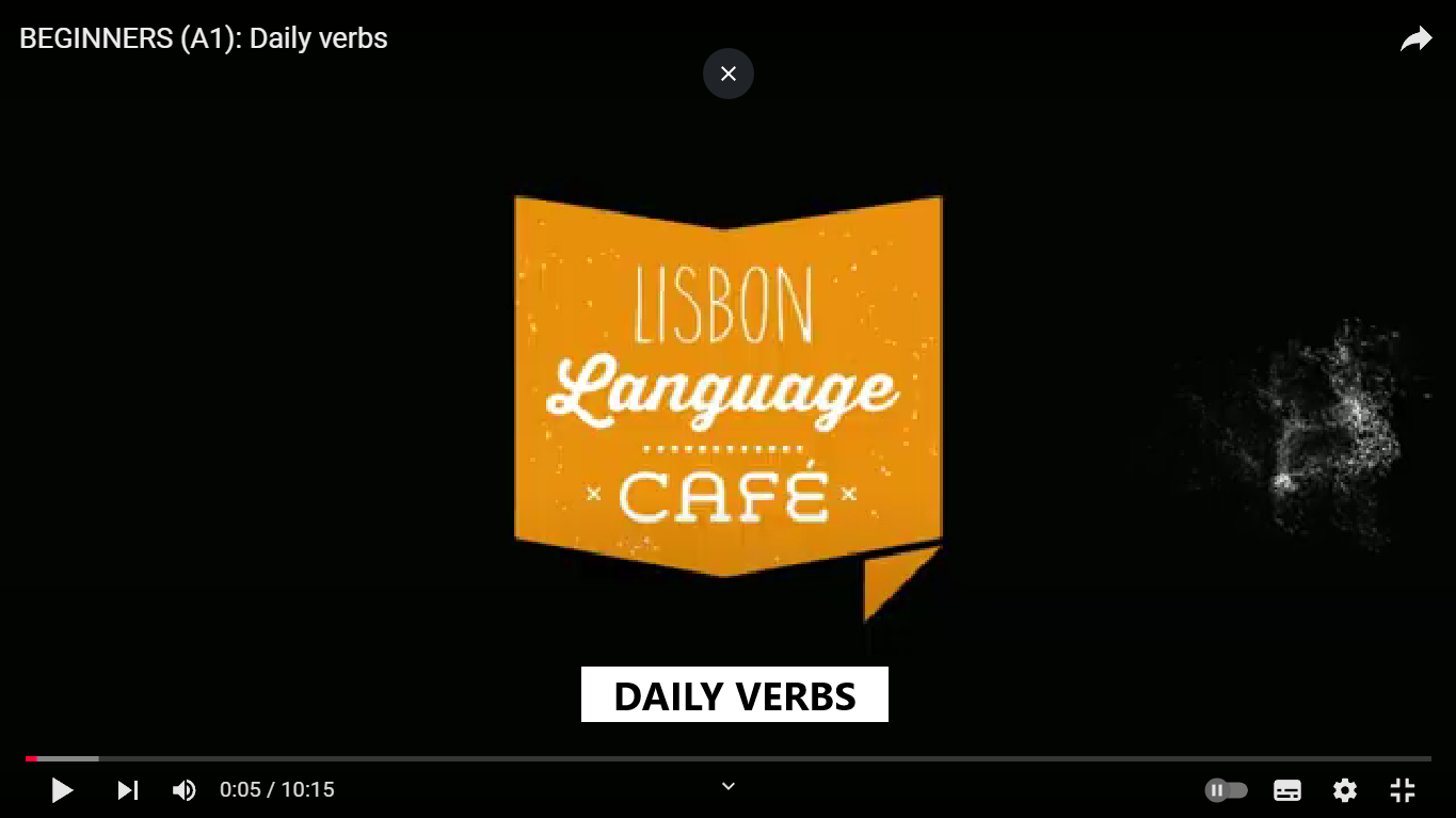 LEVEL A1 – FREE LESSONS – Lisbon Language cafe